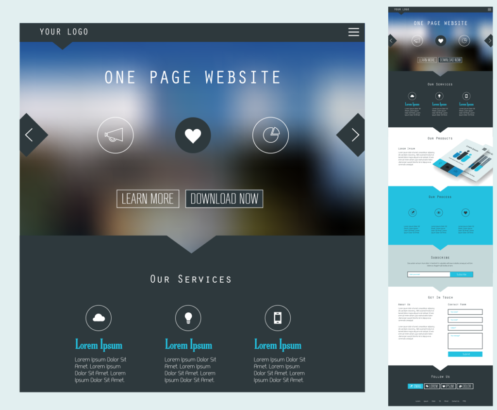 Qu’est-ce qu’un Site One Page ? – Côté cube